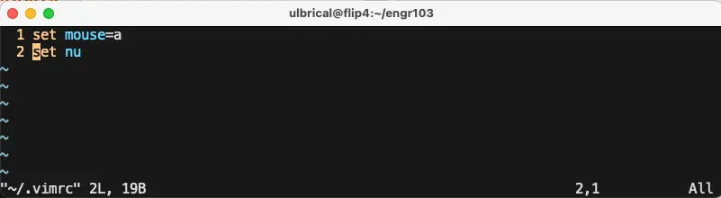 Development Environment | ENGR 103 Engineering Computation and Algorithmic Thinking